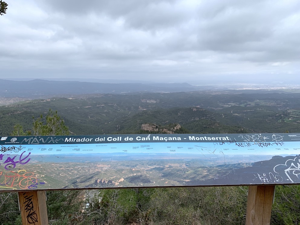 Ruta a la Roca Foradada de Montserrat - Viajo luego Escribo