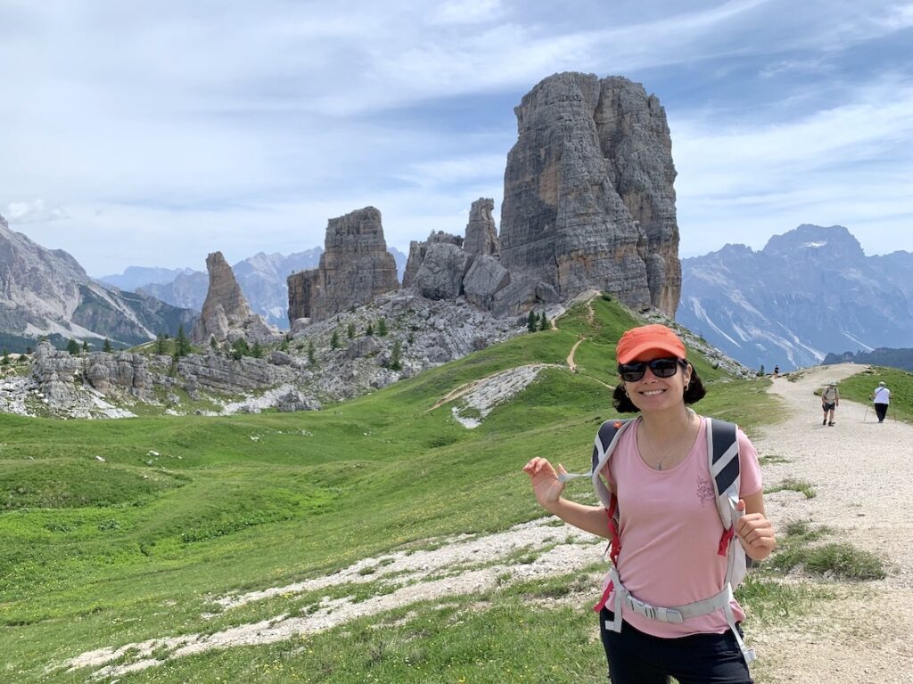 Ruta a Cinque Torri desde Passo Giau, Dolomitas - Viajo luego Escribo
